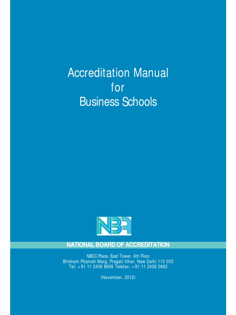Accreditation Guide for Business Schools | PDF | Finance & Money Management