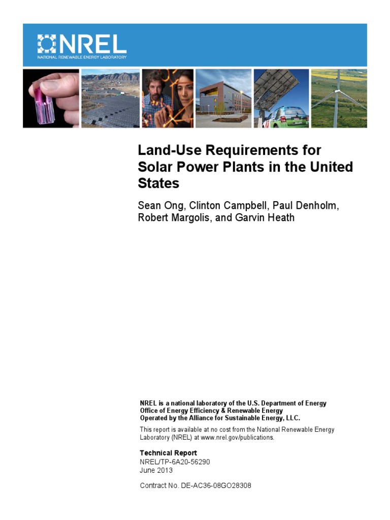 Land - Use Requirements | PDF | Photovoltaics | Solar Power