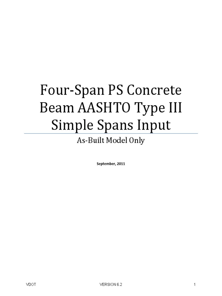 Aashto Beams Design | PDF | Beam (Structure) | Bending