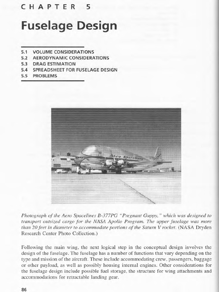 Fuselage Design | PDF | Landing Gear | Airliner