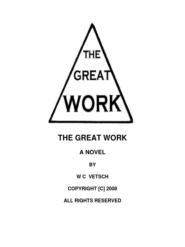 The Great Work | PDF | Secrecy | Experiment