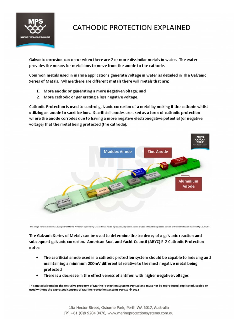 Cathodic Protection Explained | PDF