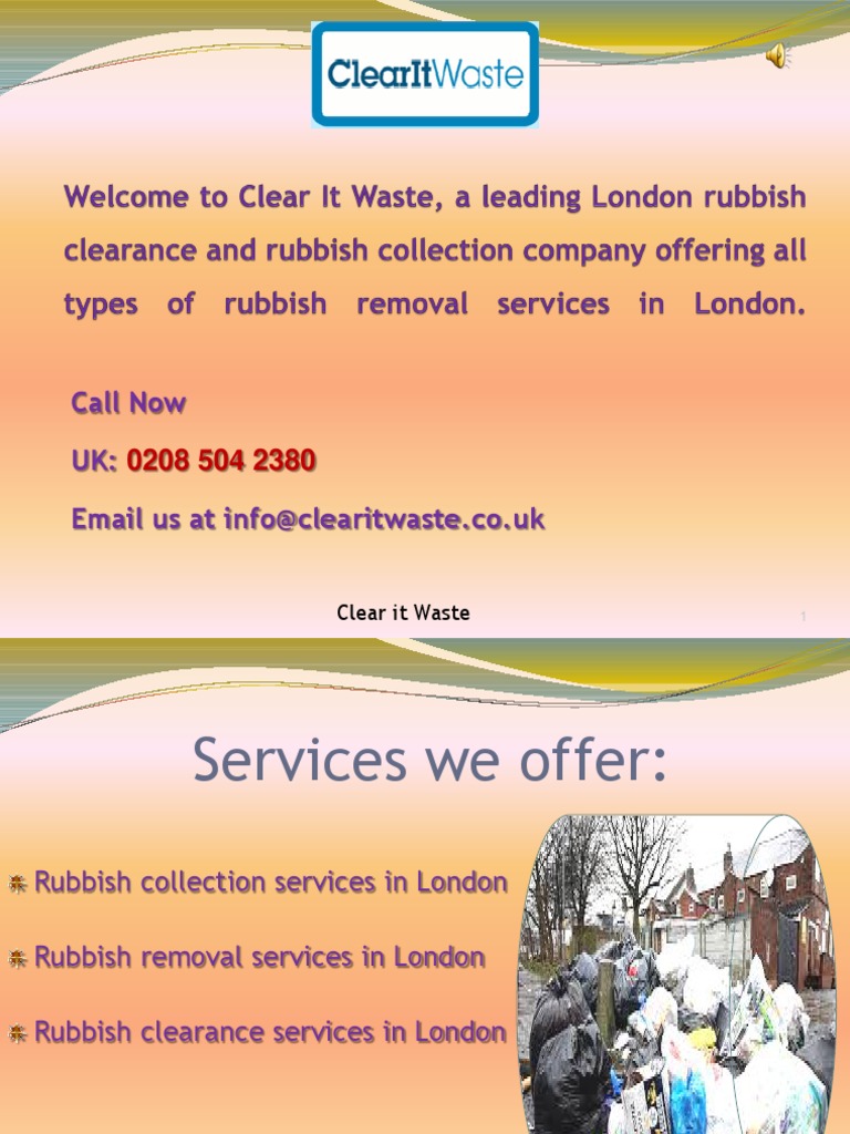 Rubbish Collection in London | PDF