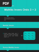 Determinan Matriks 3x3 Metode Sarrus Dan Minor-Kofaktor | PDF