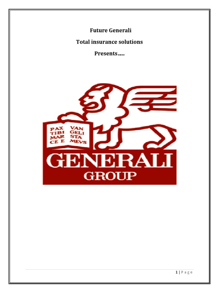 Future Generali Total Insurance Solutions | Download Free PDF ...