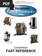 Tecumseh Compressor Model Overview | PDF | Relay | Air Conditioning
