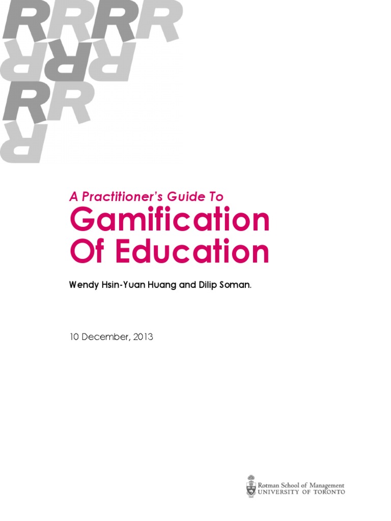 Practitioner's Guide to Gamifying Education | PDF | Motivation | Motivational