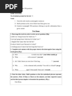 Present Perfect Story 1