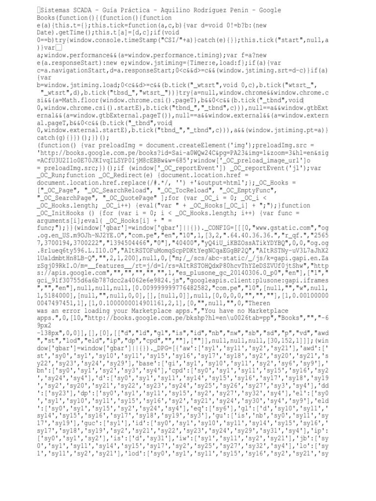 Sistemas SCADA - Guía Práctica - Aquilino Rodríguez Penin - Google Books | PDF | Computer ...