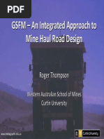 Haul Road Design in Mining Operations | PDF | Road | Road Surface