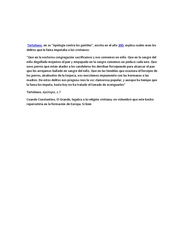 Tert Uliano | PDF | Religión y espiritualidad