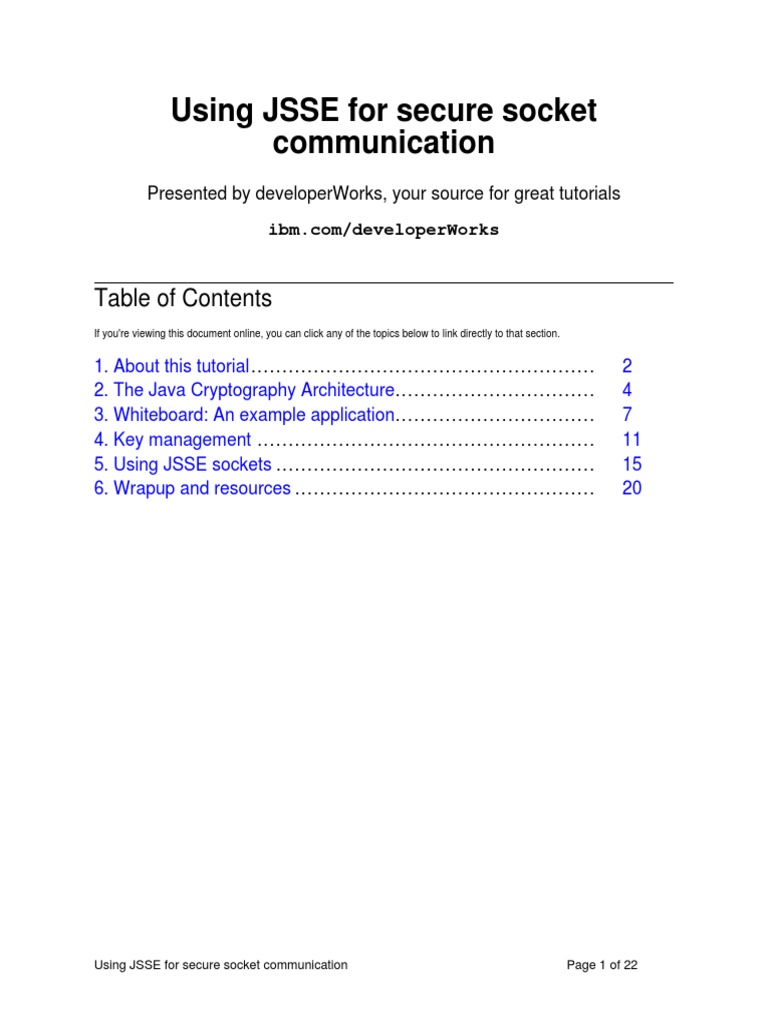 Java Secure Socket | Download Free PDF | Transport Layer Security | Public Key Cryptography