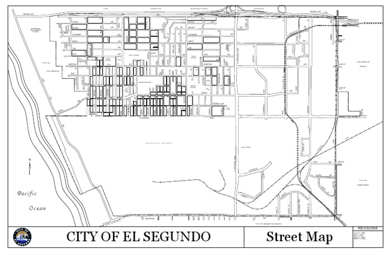 City of El Segundo Street Map: Pacific Ocean | PDF