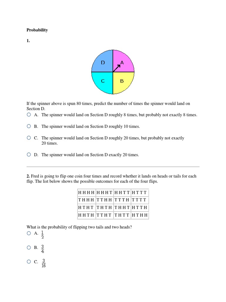 Probability | PDF | Probability | Teaching Mathematics