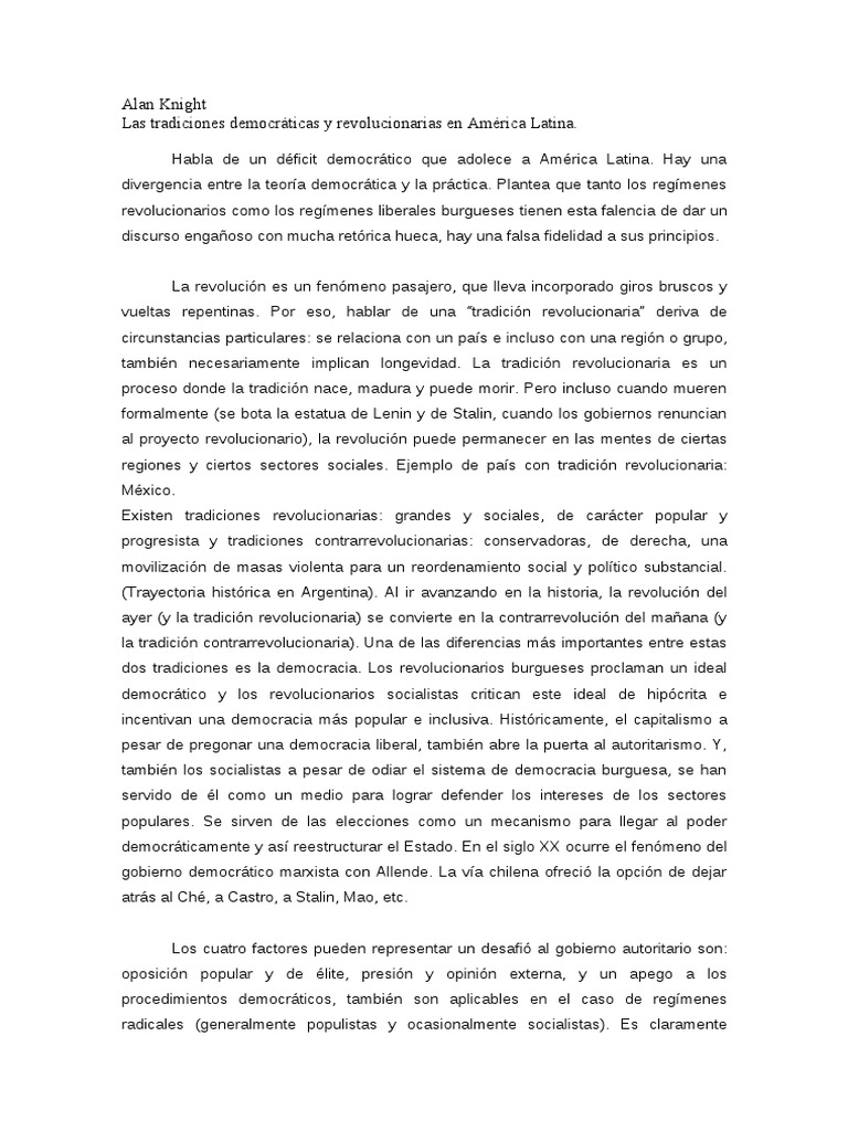 Alan Knight | PDF | Revoluciones | Democracia