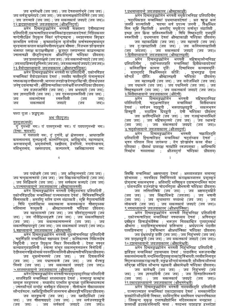 Chandi Homam Full | PDF