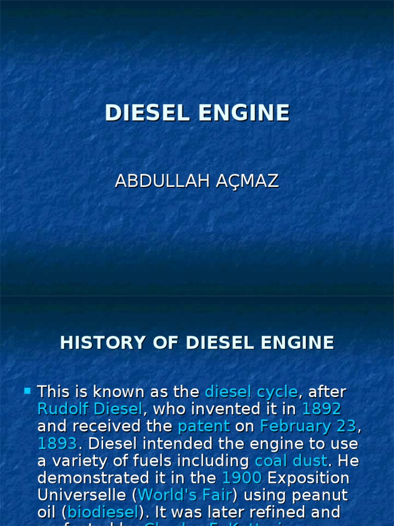 Diesel Engine | PDF | Diesel Engine | Internal Combustion Engine