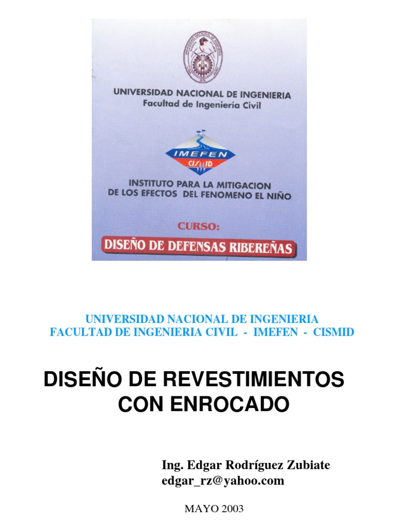 Diseño de Enrocados para Protección Ribereña | PDF | Dique | Puente