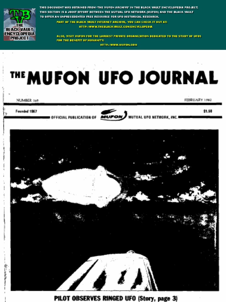 Mufon Ufo Journal | PDF | Unidentified Flying Object | Ufology