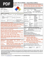 MSDS Amonium Hidroksida (NH4OH) | PDF