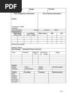 MICT Vessel Berthing Schedule | PDF