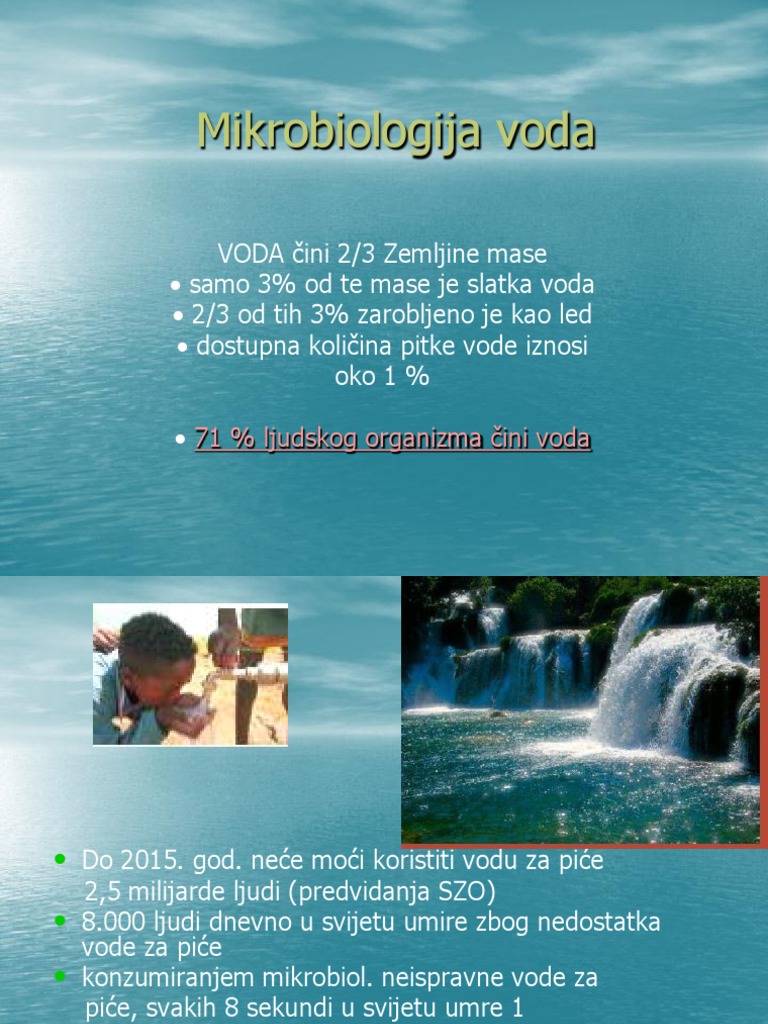 Mikrobiologija Vode | PDF