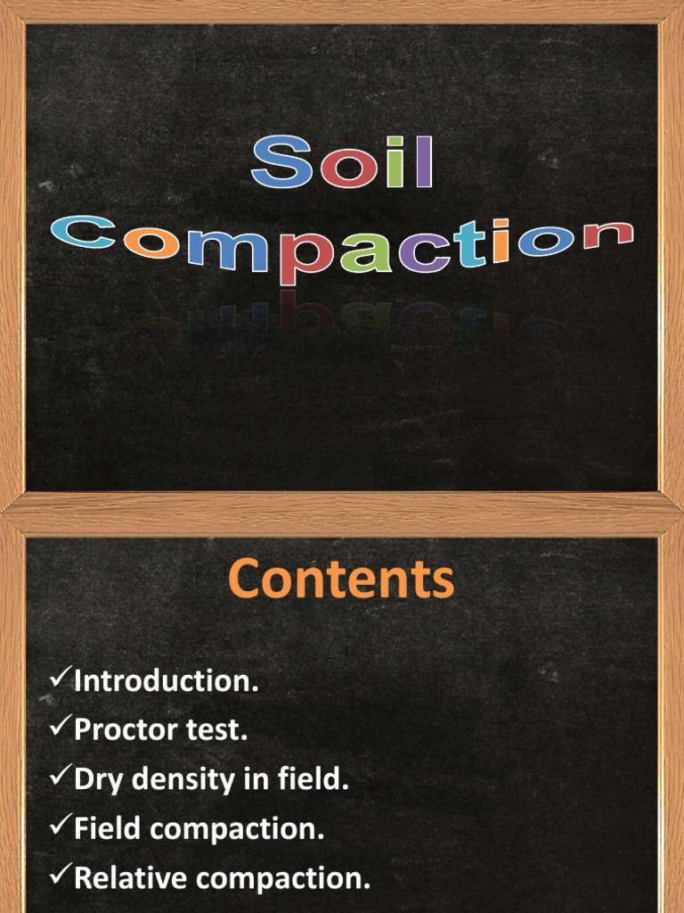 Soil Compaction PDF | PDF | Soil | Density