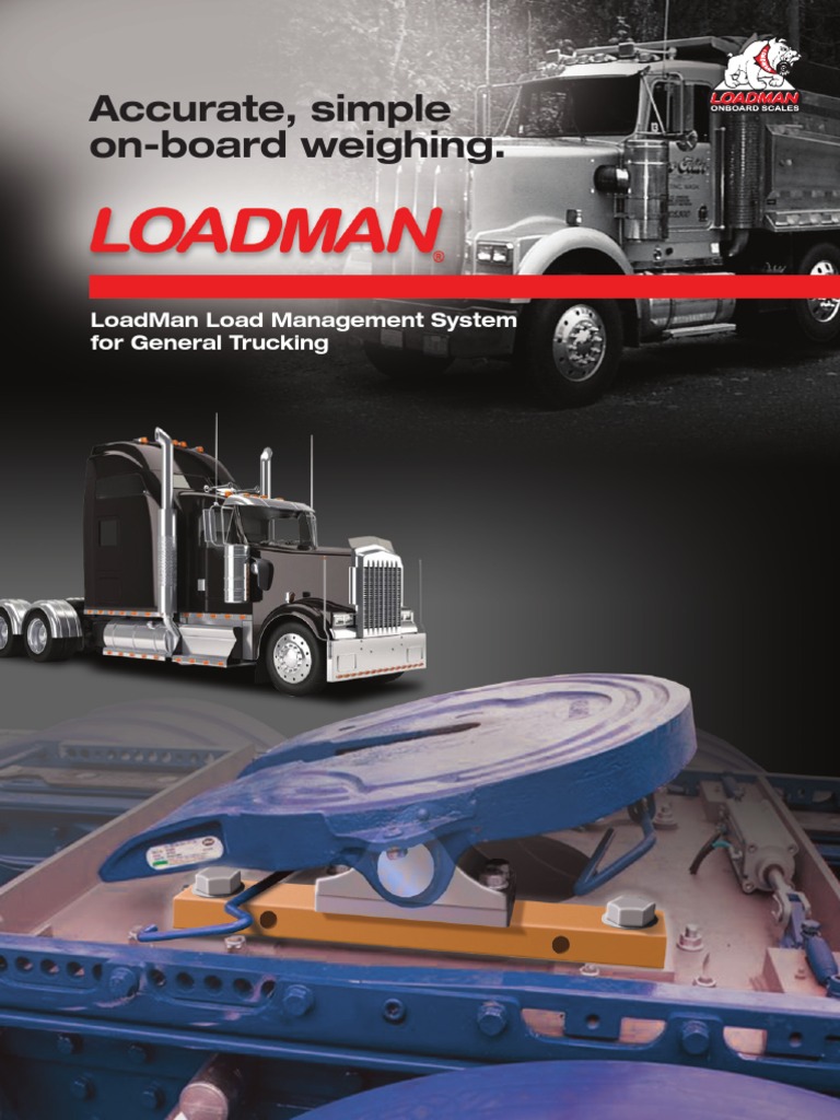 LoadMan On-Board Scales General Trucking Brochure | Truck | Truck Driver