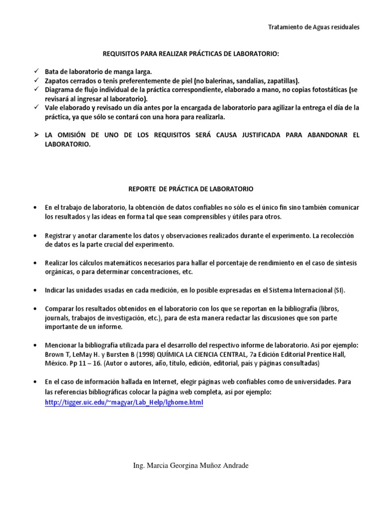 Como Hacer Un Reporte De Practica De Laboratorio Abstractor