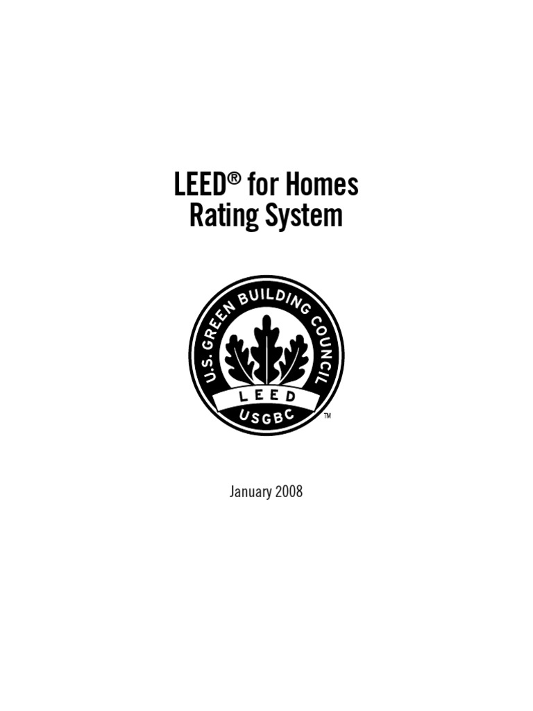 LEED For Homes Rating System - Updated April 2013 | PDF | Ventilation ...
