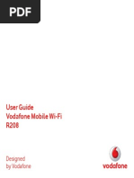 Vodafone Mobile Wi-Fi R217: User Manual | PDF | Wi Fi | Ip Address