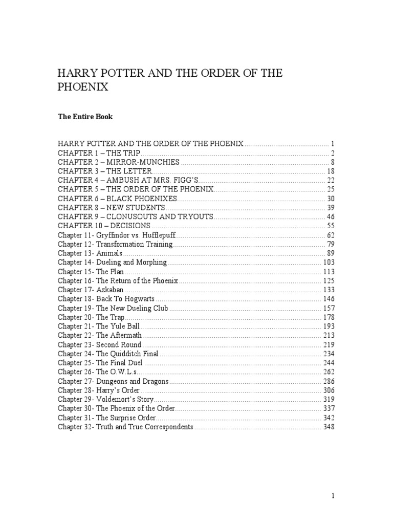 5 Order of The Pheonix PDF | PDF | Fantasy Tropes | Fictional Universes