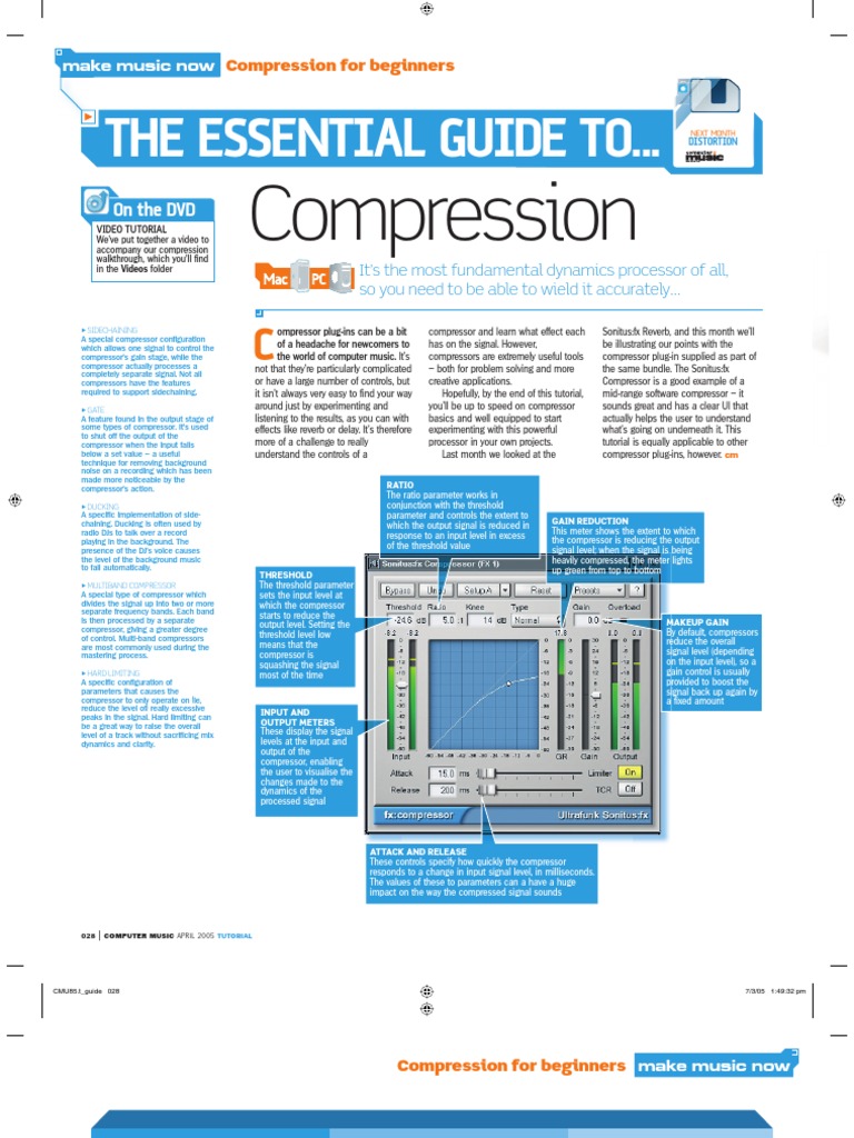 Guide To Compression | PDF | Signal Processing | Telecommunications Engineering
