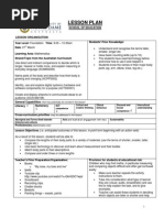 Sound Energy Lesson Plan | PDF | Sound | Lesson Plan