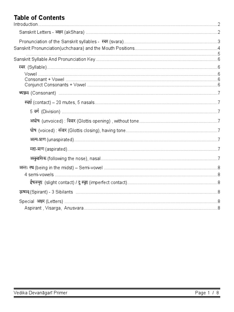 Sanskrit Phonology and Pronunciation Guide | PDF | Phonology | Linguistics