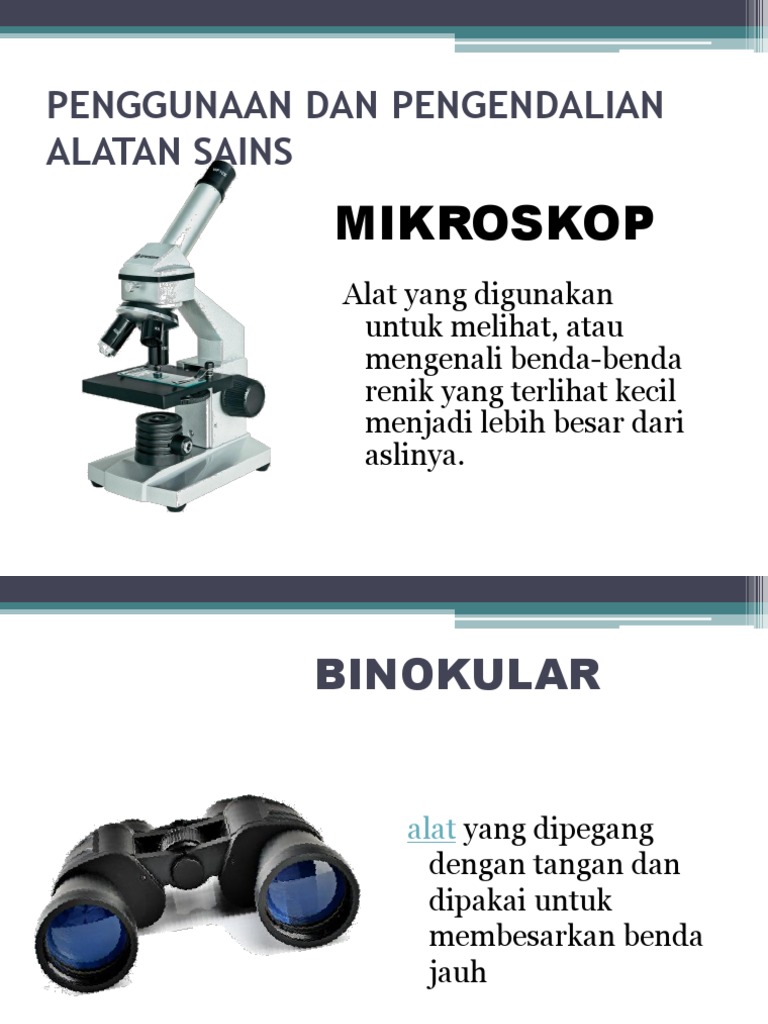 Penggunaan Alatan Sains | PDF