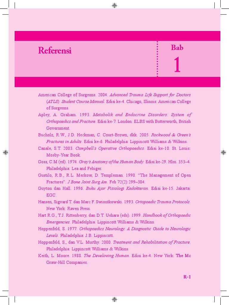 Comprehensive Orthopaedic Reference List | PDF | Orthopedic Surgery ...