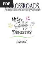 Usher Training Manual | PDF | Eucharist | Liturgy