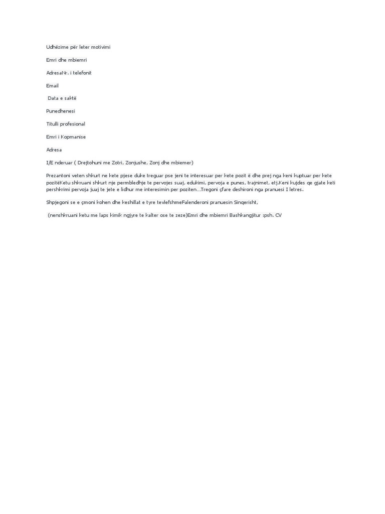 Leter Motivimi | PDF