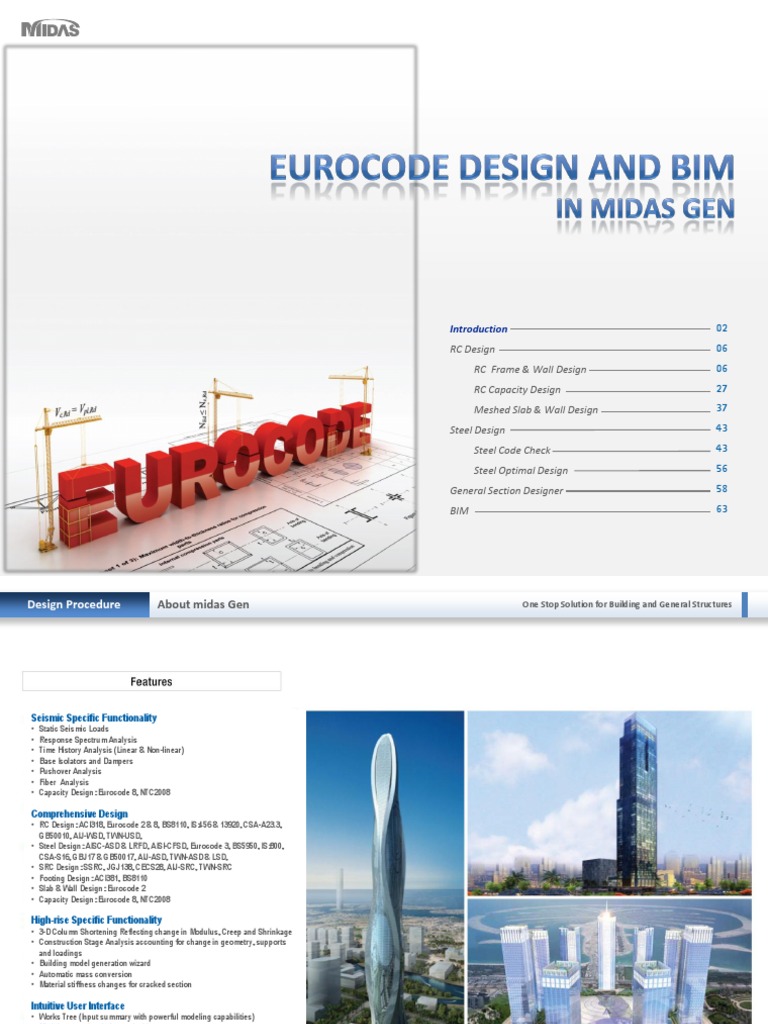 Eurocode Design Midas Gen | PDF | Buckling | Beam (Structure)