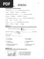 Grade 6 Mock Exam Questions 2025 | PDF | Quartile | Mean