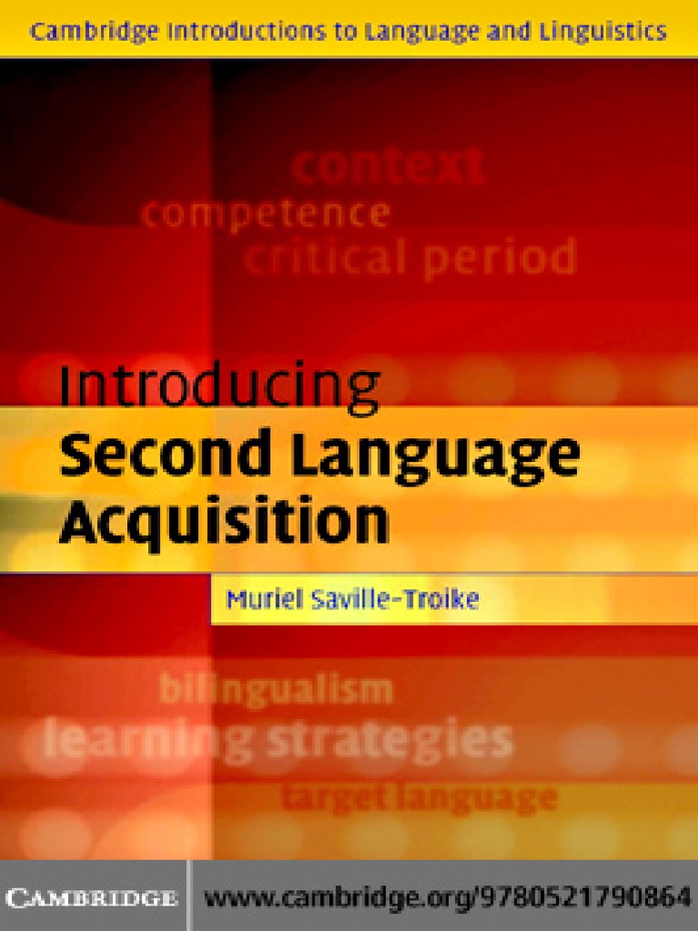 Introducing Second Language Acquisition | PDF