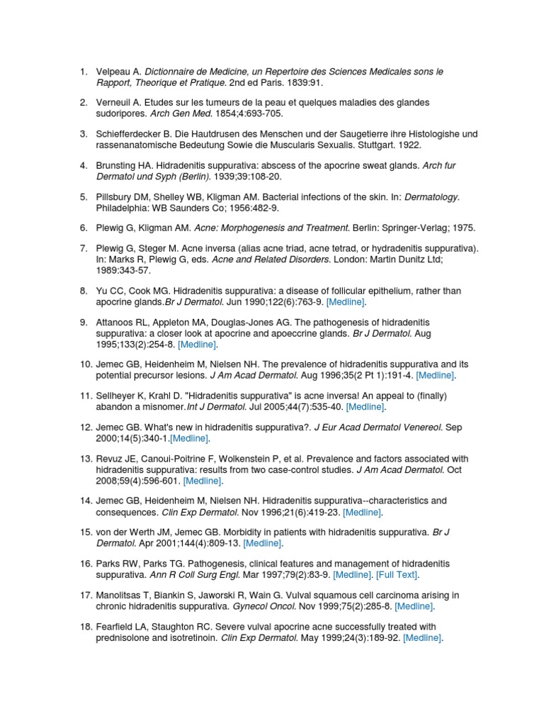 Daftar Pustaka Emedicine Medscape | PDF | Dermatology | Medicine