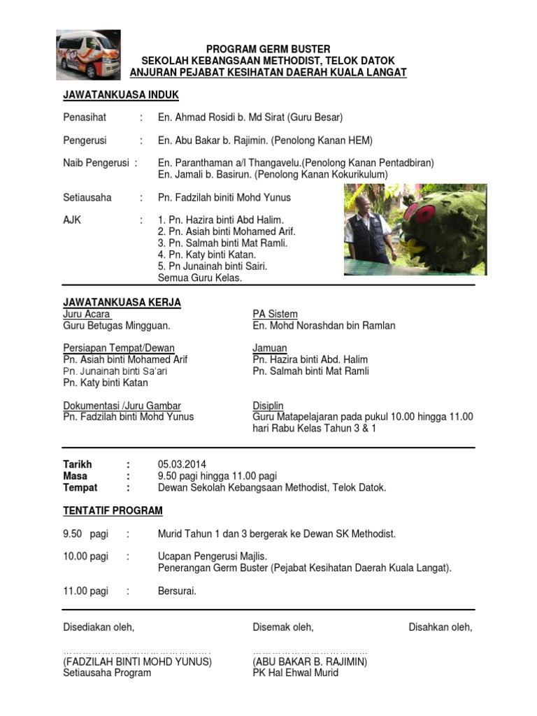 Program Germ Buster | PDF