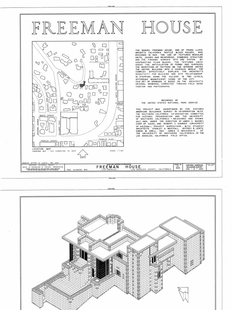 Frank Lloyd Wright Zimmerman House Floor Plan