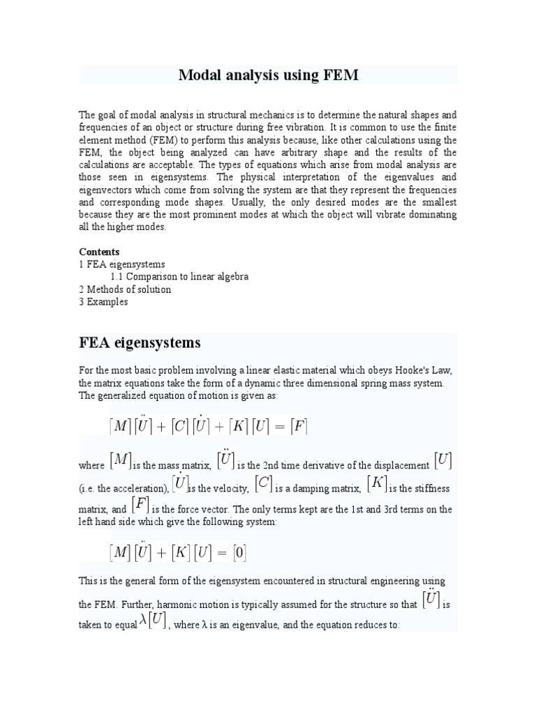 Finite Element Modal Analysis Of A Building Frame Determining Natural Frequencies And Mode