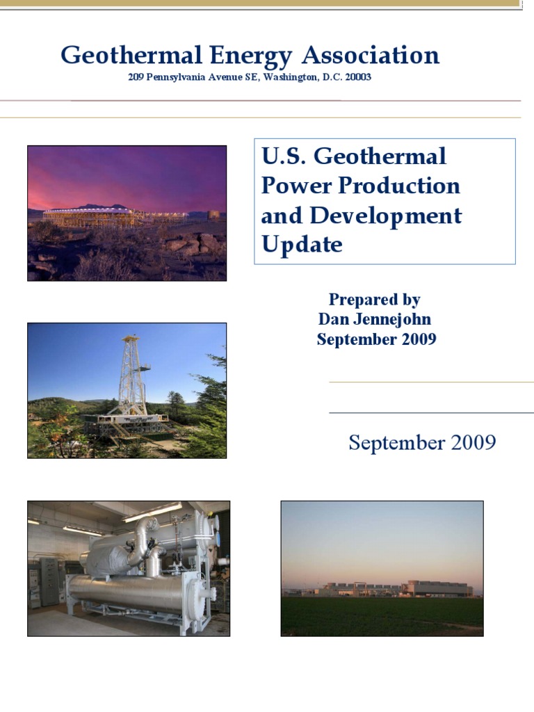 Geothermal Energy Association | PDF | Geothermal Energy | American ...