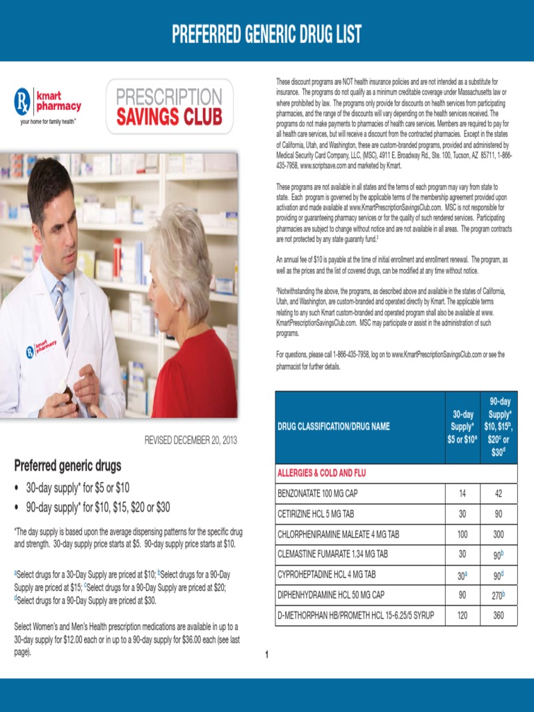 PREFERRED GENERIC DRUG LIST: A Comprehensive Guide to Affordable ...
