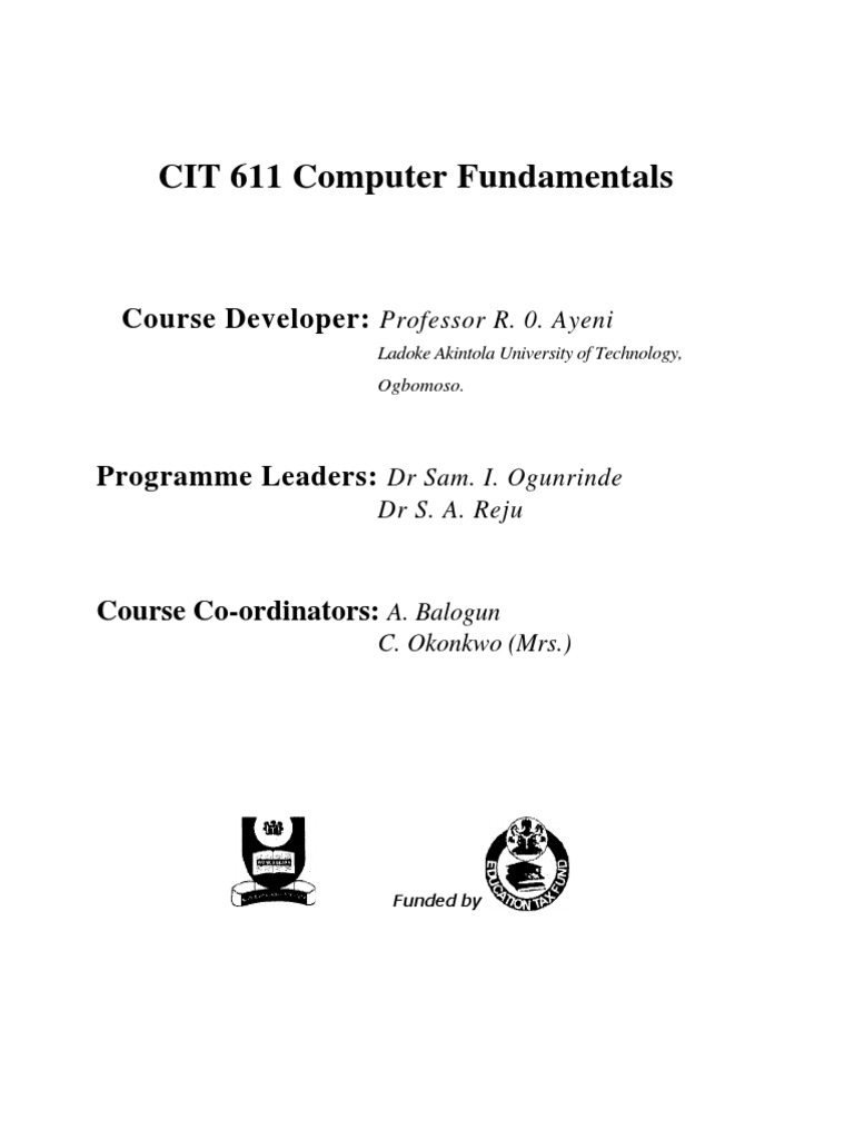 Computer Fundamentals | PDF | Integrated Circuit | Microprocessor