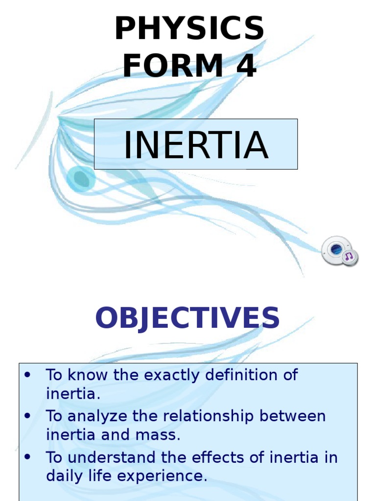 Physics Form 4 | PDF | Inertia | Mass